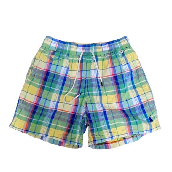 Polo Ralph Lauren | Swim | Polo Ralph Lauren Mens Plaid Swim Trunks ...